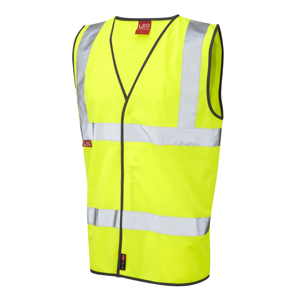 Hi-Vis Flame Retardant 2 Band Vest | WorkWear Experts