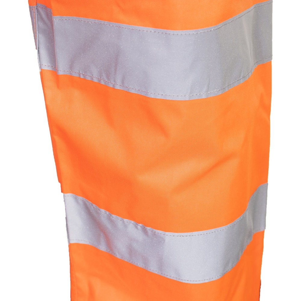 Hi-Vis Breathable Over Trousers Waterproof PU Durable Fabric | WorkWear ...