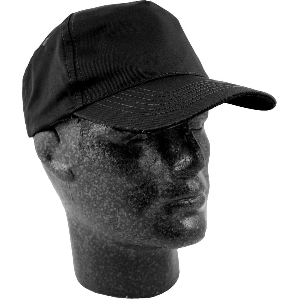 Cargo Polycotton Black Baseball Cap - Suitable for LOGO | WorkWear Experts