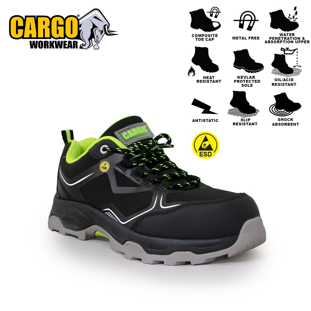 Cargo Evolution Safety Trainer Shoe S3S SR HRO FO ESD | WorkWear Experts