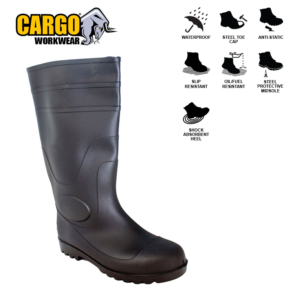 Cargo PVC Safety Wellies Boot S5 FO SR | WorkWear Experts