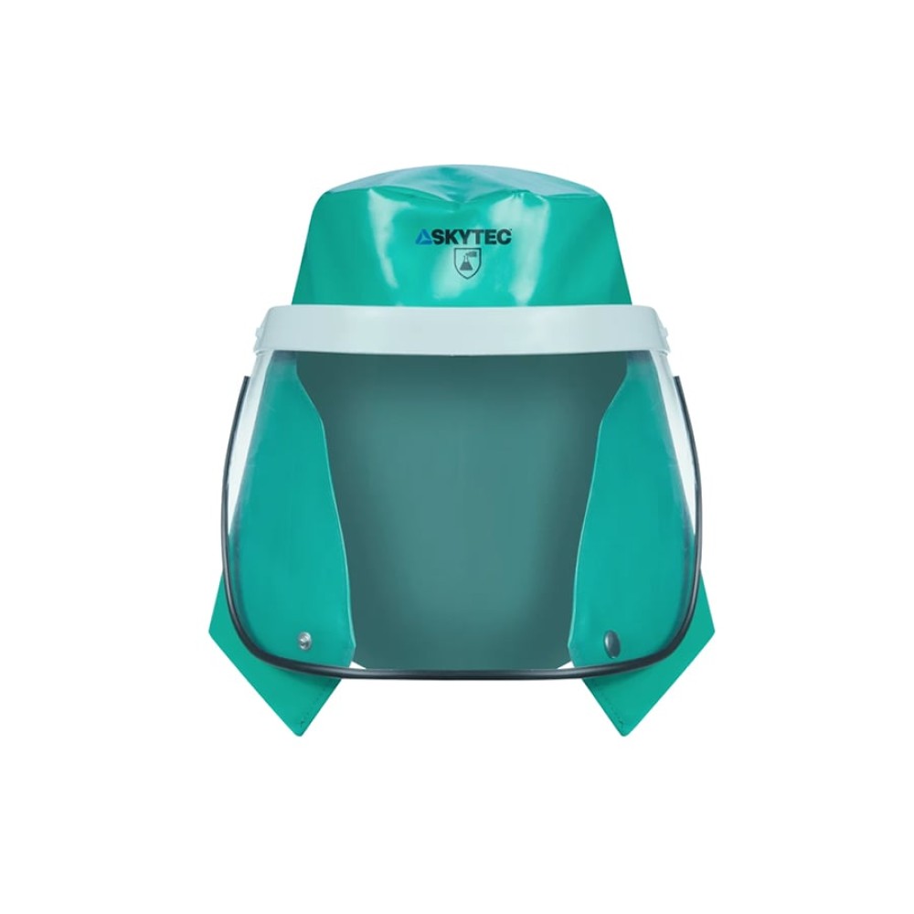 Chem Resistant Skytec PVC Chemmaster Hood w/ Visor&Neck Cape | WorkWear ...