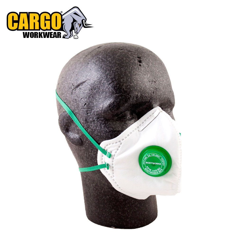 Cargo FFP1 Fold Flat Valved Mask | WorkWear Experts