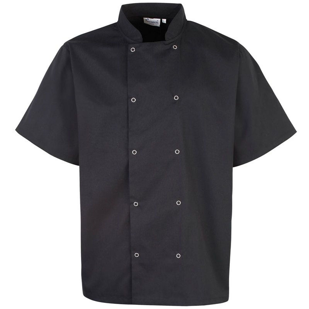 Chef's Unisex Short Sleeved Metal Stud Tunic | WorkWear Experts