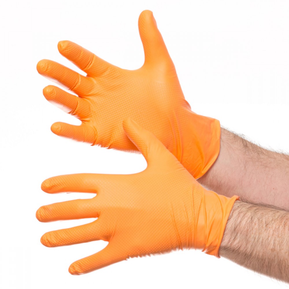 Gripster Skins Dimpled Texture Powder Free Nitrile Glove | WorkWear Experts