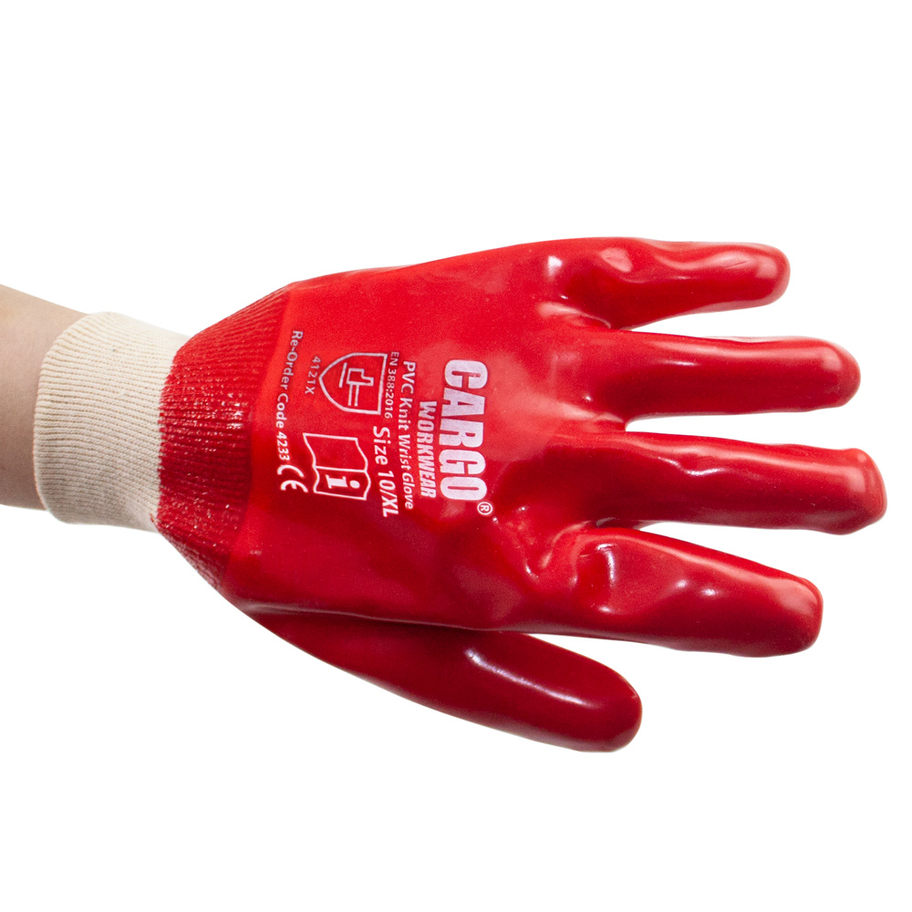 Cargo Smooth PVC Knit Wrist Glove | WorkWear Experts