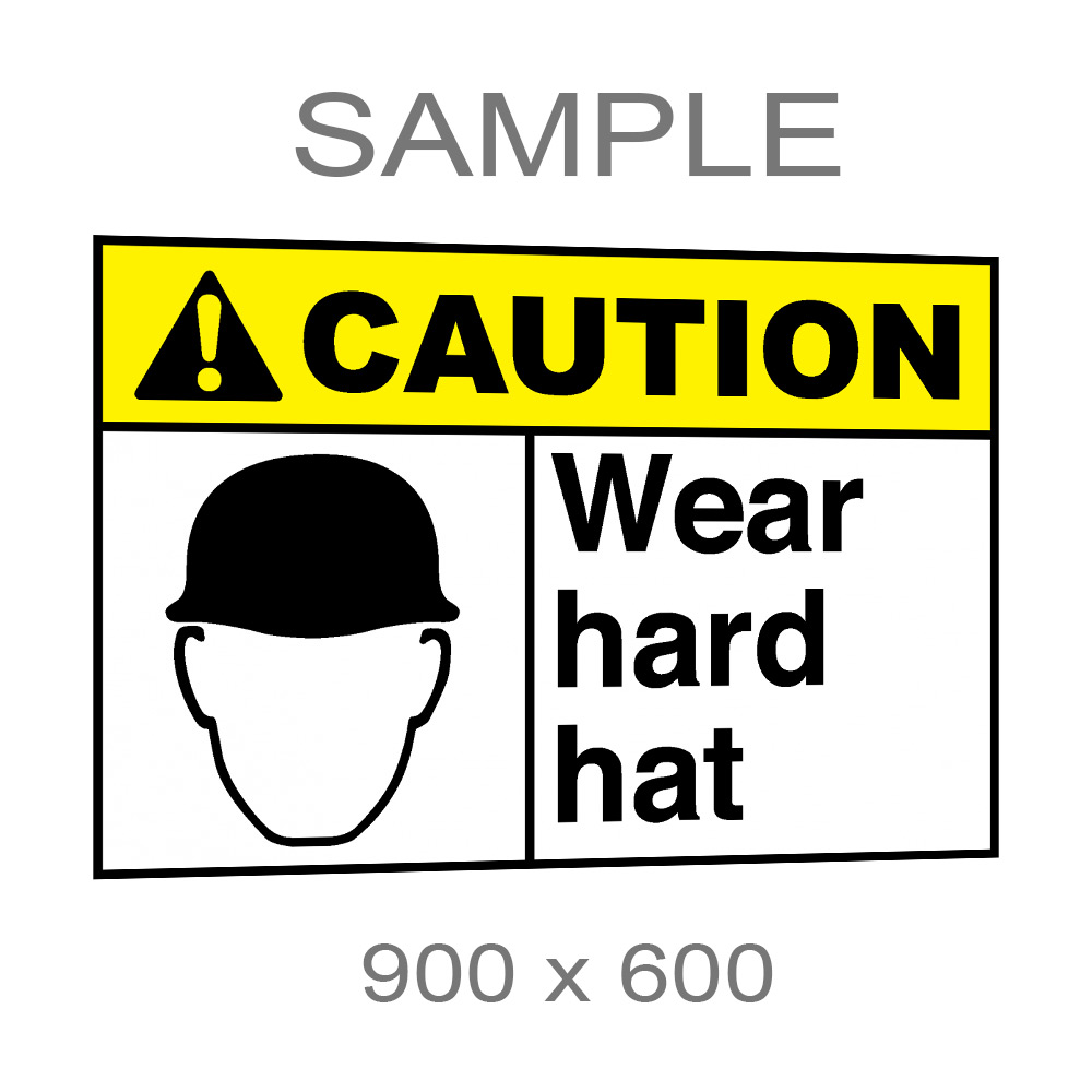 Corriboard Safety Sign 900mm x 600mm | WorkWear Experts
